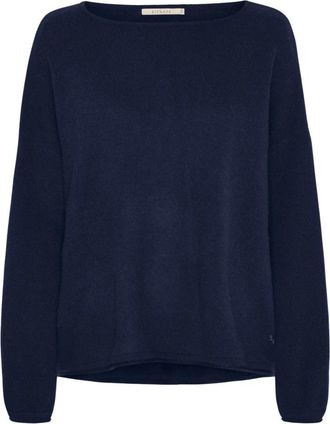 BTF-CPH Btfcph - Pull en cachemire maille fine - Femme - Pulls - Bleu - Taille: 36 FR