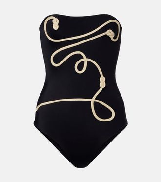 Johanna Ortiz Badeanzug Palmy Texture