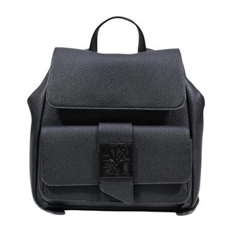 A|X Armani Exchange Femme, Sacs, Noir, Taille: ONE Size Susy Soft Backpack