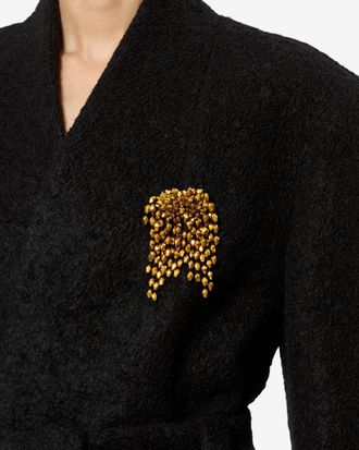 Isabel Marant Broche Hanabi - Femme - Bronze-argent&eacute; - - Isabel Marant