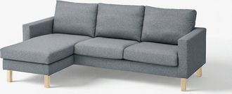 IKEA SALTSJ&Ouml;BADEN 3er-Sofa mit R&eacute;camiere