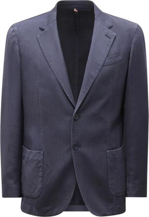 Santaniello Homme, Vestes, Bleu, Taille: L Gl7220Mf Wool Jacket