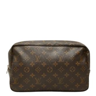 Louis Vuitton Pre-owned Monogram Pouch - Trousse Toilette 28 - - Pre-owned - Damen - Braun - ONE SIZE