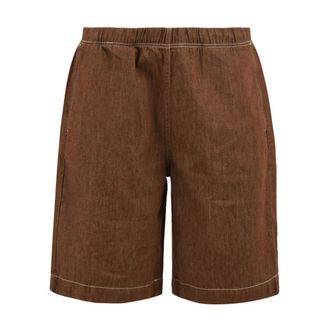 Paul Smith Homme, Shorts, Brun, Taille: L Shorts &agrave; taille &eacute;lastiqu&eacute;e avec surpiq&ucirc;res contrastantes