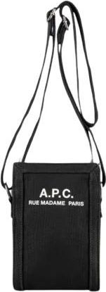 A.P.C. A.p.c., Homme, Sacs, Noir, Taille: ONE Size Pochette Bandouli&egrave;re Recuperation
