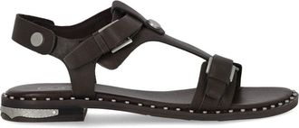 Ash SANDALE PLATE PIPER MARRON FONC&Eacute; ASH