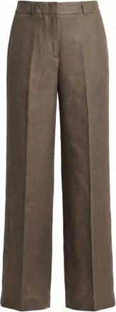 PESERICO Femme, Pantalons, Brun, Taille: 40 FR Estrato Canvas Cigarette Pantalons