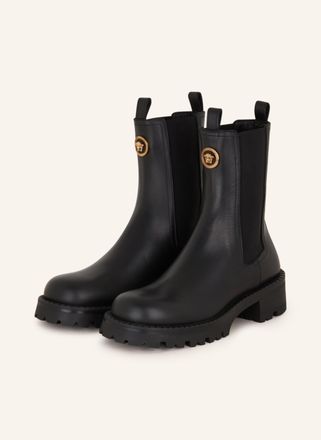 Versace Chelsea-Boots schwarz