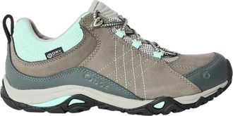 Oboz Footwear Wanderschuhe f&uuml;r Kinder, Leder, Wasserfest (Holzkohle/Strand)