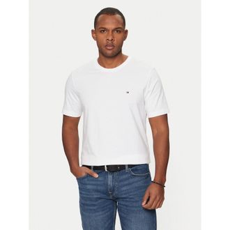 Tommy Hilfiger T-Shirt Essential MW0MW37267 Wei&szlig; Regular Fit