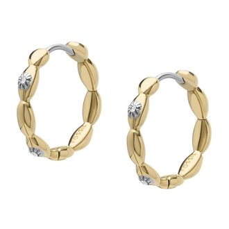Fossil Femme, Accessoires, Jaune, Taille: ONE Size Boucles doreilles Sutton