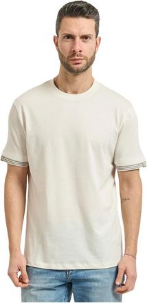 A|X Armani Exchange Homme, Tops, Beige, Taille: 2XL Cotton T-Shirt
