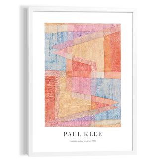 Reinders Gerahmtes Bild, Paul Klee Triangles, Wohnzimmer, Wandbild, Wanddeko, Poster, MDF, Orange, 70 x 50cm