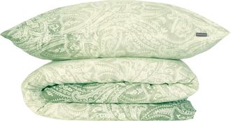 Schiesser Bettwäscheset Claire - Renforcé - 2-teilig - 155 x 220 cm - Grün