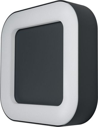 Osram Endura Style Square plafonnier/applique led ext&eacute;rieur carr&eacute; gris fonc&eacute; en aluminium, &eacute;conome en &eacute;nergie, protection IP44, pour terrasse et balcon