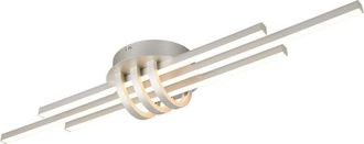 Trio Reality LED Deckenleuchte Cinto 20W nickel warmwei&szlig;