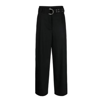 Philosophy di Lorenzo Serafini Femme, Pantalons, Noir, Taille: 34 FR Wide Pantalons