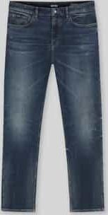 HUGO BOSS Straight Fit Jeans mit 5-Pocket-Design Modell C-OGDEN