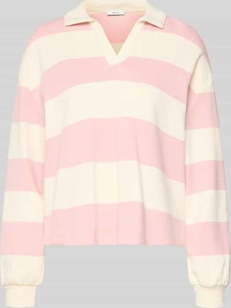 OPUS Sweatshirt mit Umlegekragen Modell Glocki