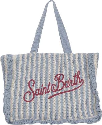 MC2 Saint Barth Femme, Sacs, Bleu, Taille: ONE Size Sac bandouli&egrave;re en nylon avec logo