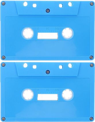 Artibetter Ipetboom 2 St&uuml;ck Bunte Retro Audiokassetten ohne Kern Leere Musik Kassettenbox als Selbstgemacht Dekoration und Musikparty Zubeh&ouml;r Kunststoffgeh&auml;use F