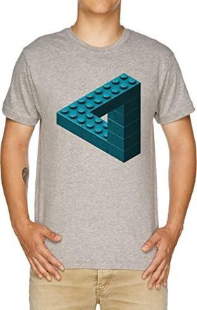 Vendax Briques De Jouet Escher - Aqua T-Shirt Homme Gris