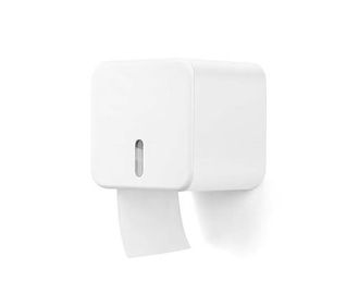 Generic Support mural autocollant pour papier toilette avec design humanis&eacute;, facile &agrave; changer, couverture compl&egrave;te, installation sans per&ccedil;age, mat&eacute;riau ABS, &eacute;