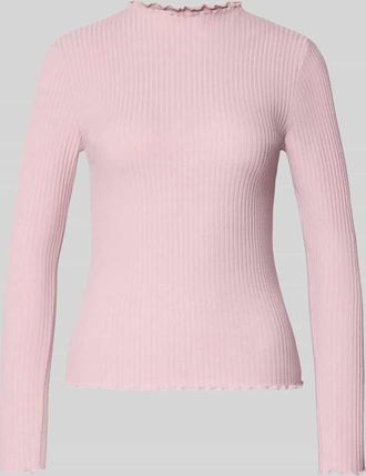 Only Slim Fit Langarmshirt mit Viskose-Anteil Modell EMMA