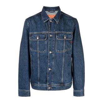 Diesel Femme, Vestes, Bleu, Taille: 42 FR Veste en jean