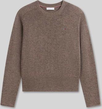 Tommy Hilfiger Slim Fit Pullover aus reiner Wolle