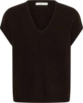 Inwear Tallyiw Monika Col en V - Femme - Pulls - Brun - Taille: 44 FR