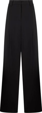 Moorer Vivien Pantalon Large - Femme - Pantalons - Noir - Taille: 44 FR