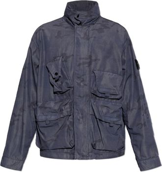 Stone Island Homme, Vestes, Bleu, Taille: L Veste l&eacute;g&egrave;re de terrain en ripstop