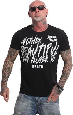 Yakuza Beautiful Regular T-shirt pour homme, Noir, 6XL