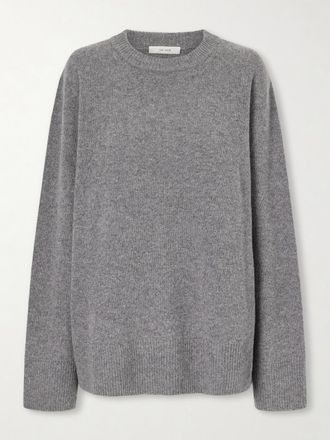 The Row Pull En Laine Et Cachemire M&eacute;lang&eacute;s Sibem - Gris