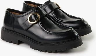 Maison Toufet Toufet House - United Leder Moccasins - Schwarz