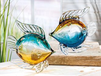 Gilde Skulptur Fisch Goldy 52672