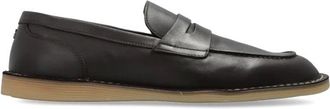 Dolce & Gabbana Homme, Chaussures, Brun, Taille: 40 EU Mocassins en cuir