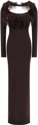 The Attico Robe De Soir&eacute;e - Marron