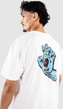 Santa Cruz Screaming Hand Chest T-Shirt white
