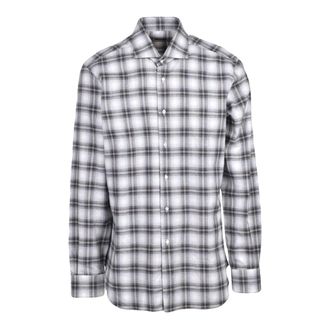 Barba Flanellhemd - - Shirts - Herren - Grau - 3XL