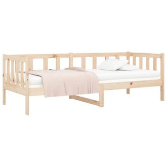vidaXL Lit de jour sans matelas 80x200 cm bois de pin massif Vidaxl