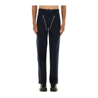 Dries Van Noten Homme, Pantalons, Bleu, Taille: XL Pantalons