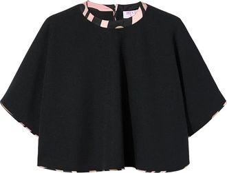 Pucci haut à bords imprimés - Noir