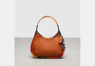 Coach Ergo Tasche Aus Upcrafted-Leder Mit Farbenfroher Einfassung in Braun