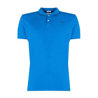 Pepe Jeans London Homme, Tops, Bleu, Taille: S ; Lucas; Polo T -Shirt