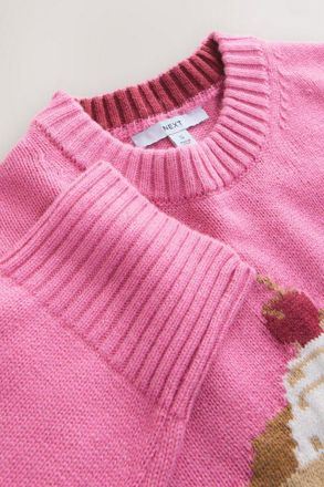 Next Strickpullover Rundhalspullover aus Wollmischgewebe (1-tlg)