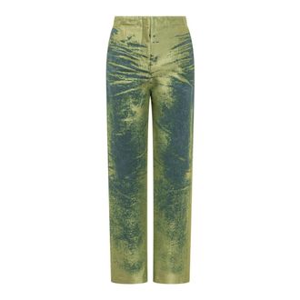 Diesel Straight Hosen - - Trousers - Damen - Gr&uuml;n - W26