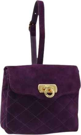 Ferragamo Sac Mini Pre-owned - Femme - Pre-owned - Violet - Taille: ONE Size