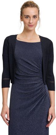 Vera Mont Strickjacke Damen Strickbolero ohne Verschluss (1-tlg) Glitzer